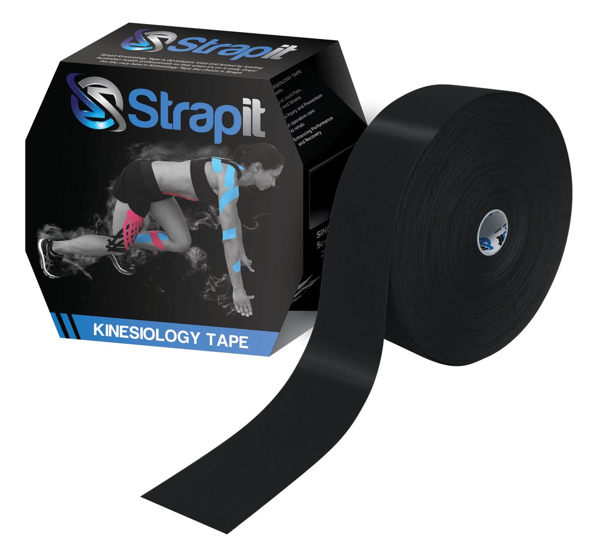 Strapit Kinesiology Tape 50mm x 31.5M (Various colours)