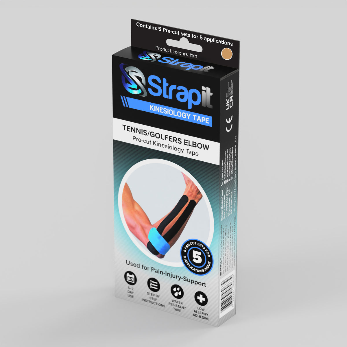 STRAPIT Golfers/Tennis Elbow PRECUTS - Now with 5 precuts in the box ...