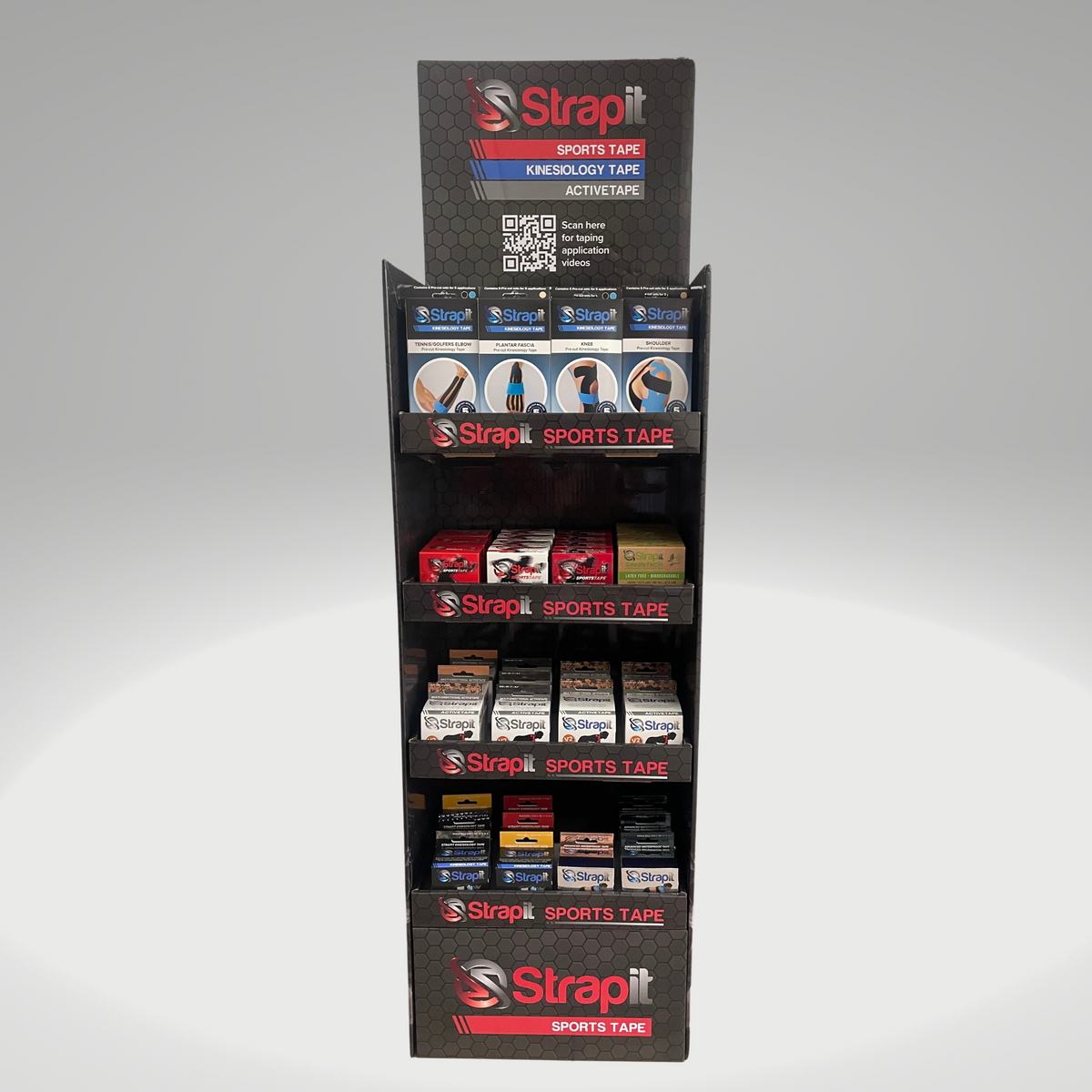 Strapit Full Standing Retail Display