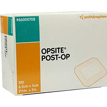 OPSITE Post-Op 6.5cm x 5cm Box/100 – Strapit